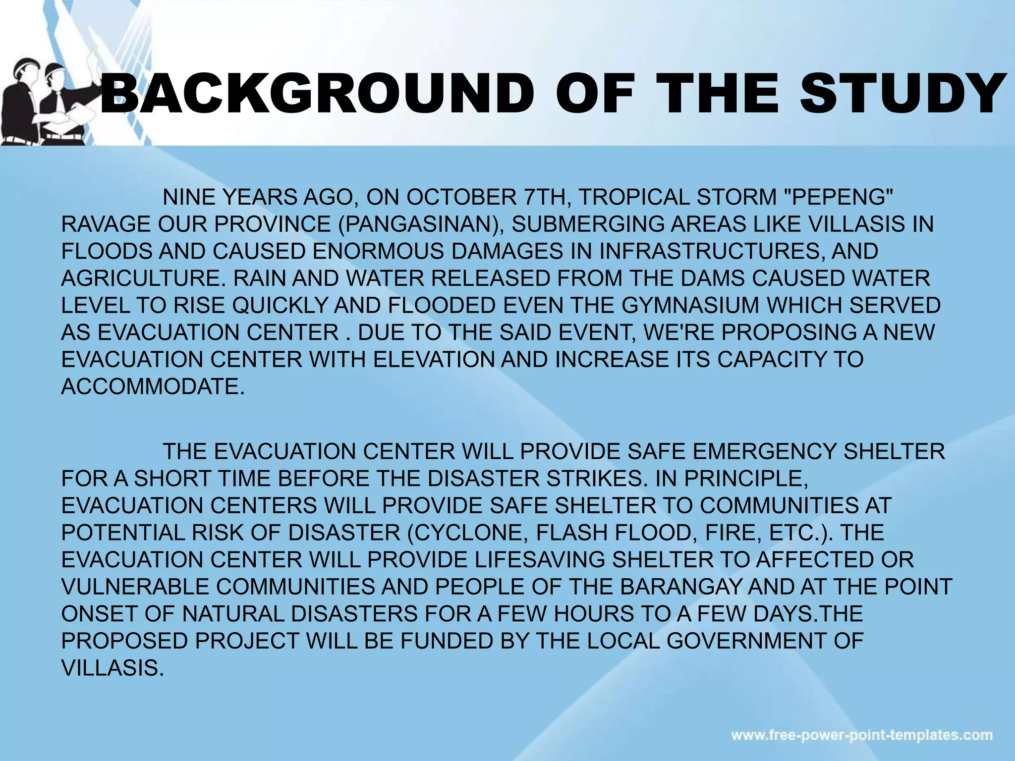 Evacuation Center Field Study.ppt
