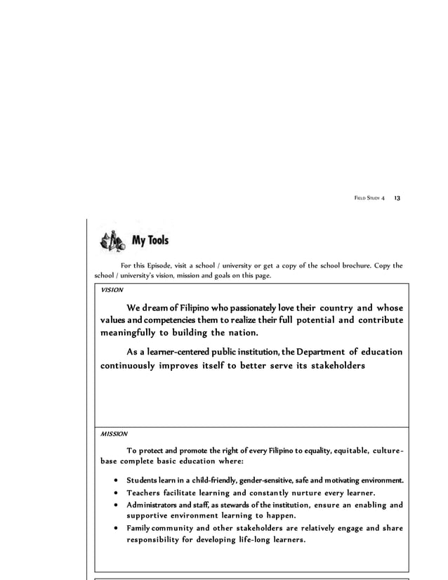 Field Study 4 Exploring the Curriculum | DOCX