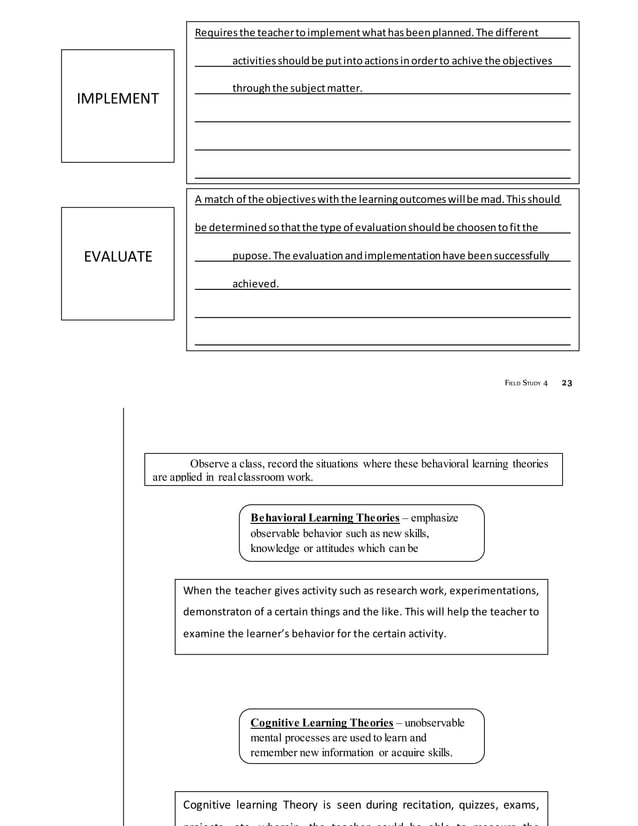 Field Study 4 Exploring the Curriculum | DOCX