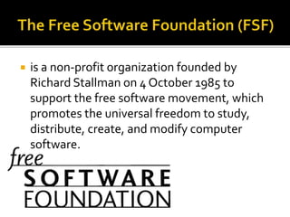 Fsf philosophy | PPT