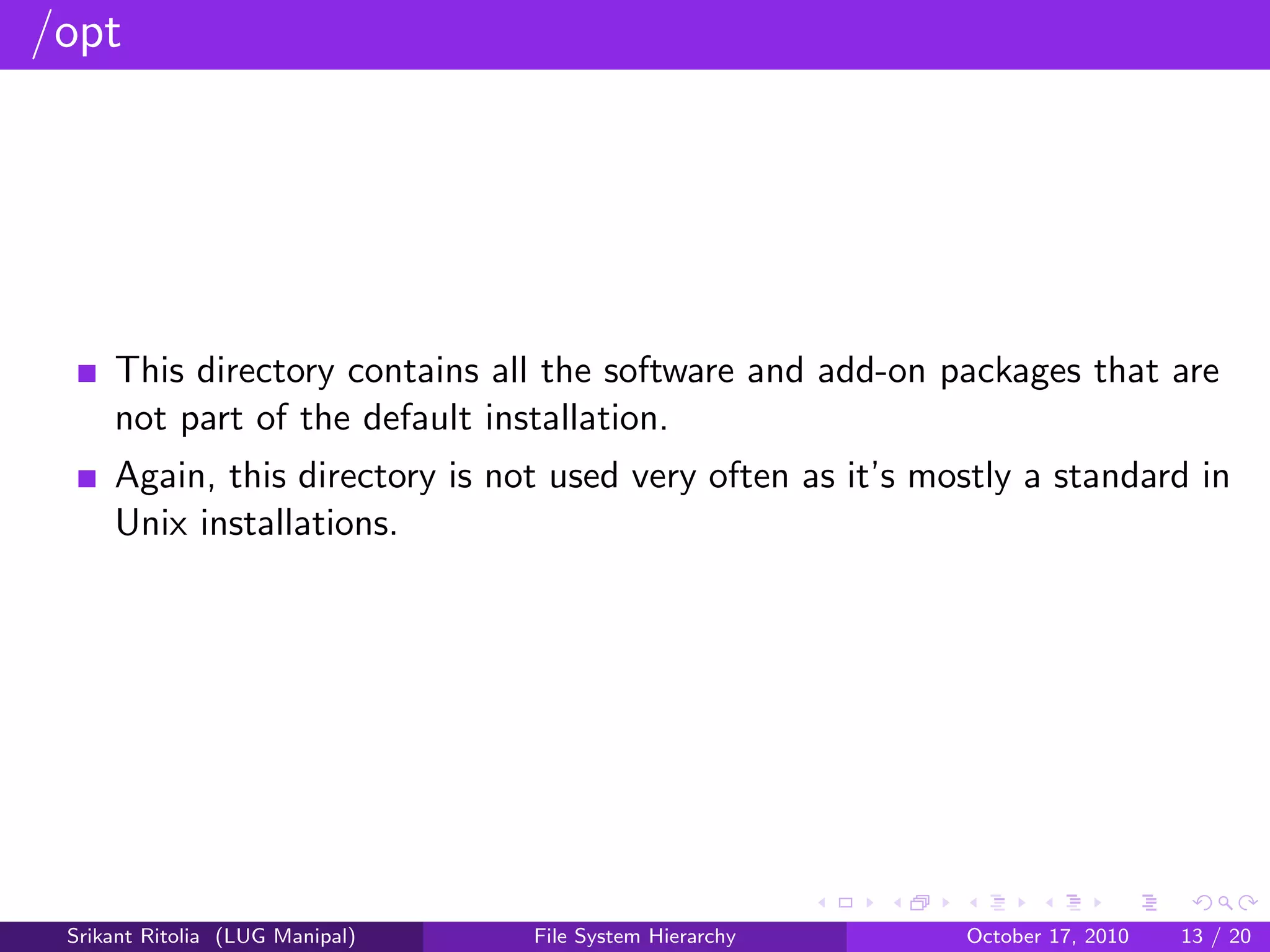 File System Hierarchy | PDF