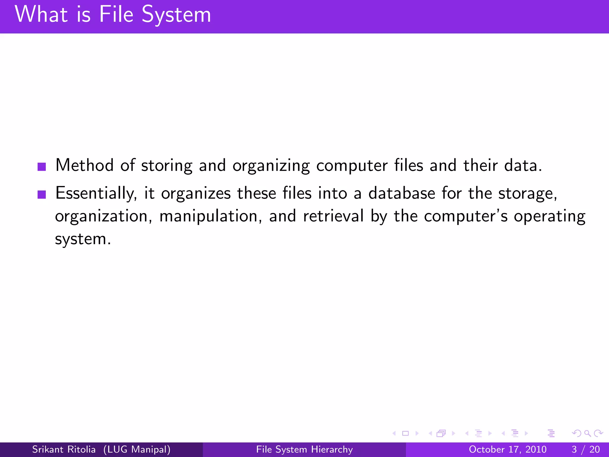 File System Hierarchy | PDF