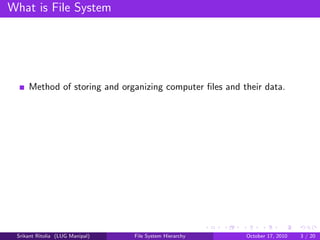 File System Hierarchy | PDF