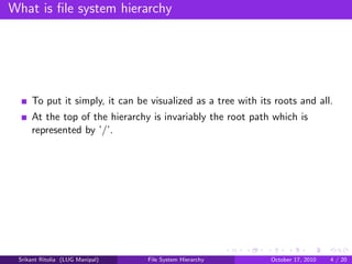 File System Hierarchy | PDF