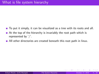 File System Hierarchy | PDF