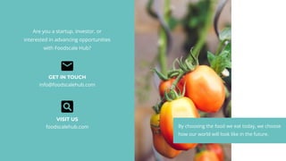 Foodscale Hub - Pitch Deck | PDF | Food Industry | Industries
