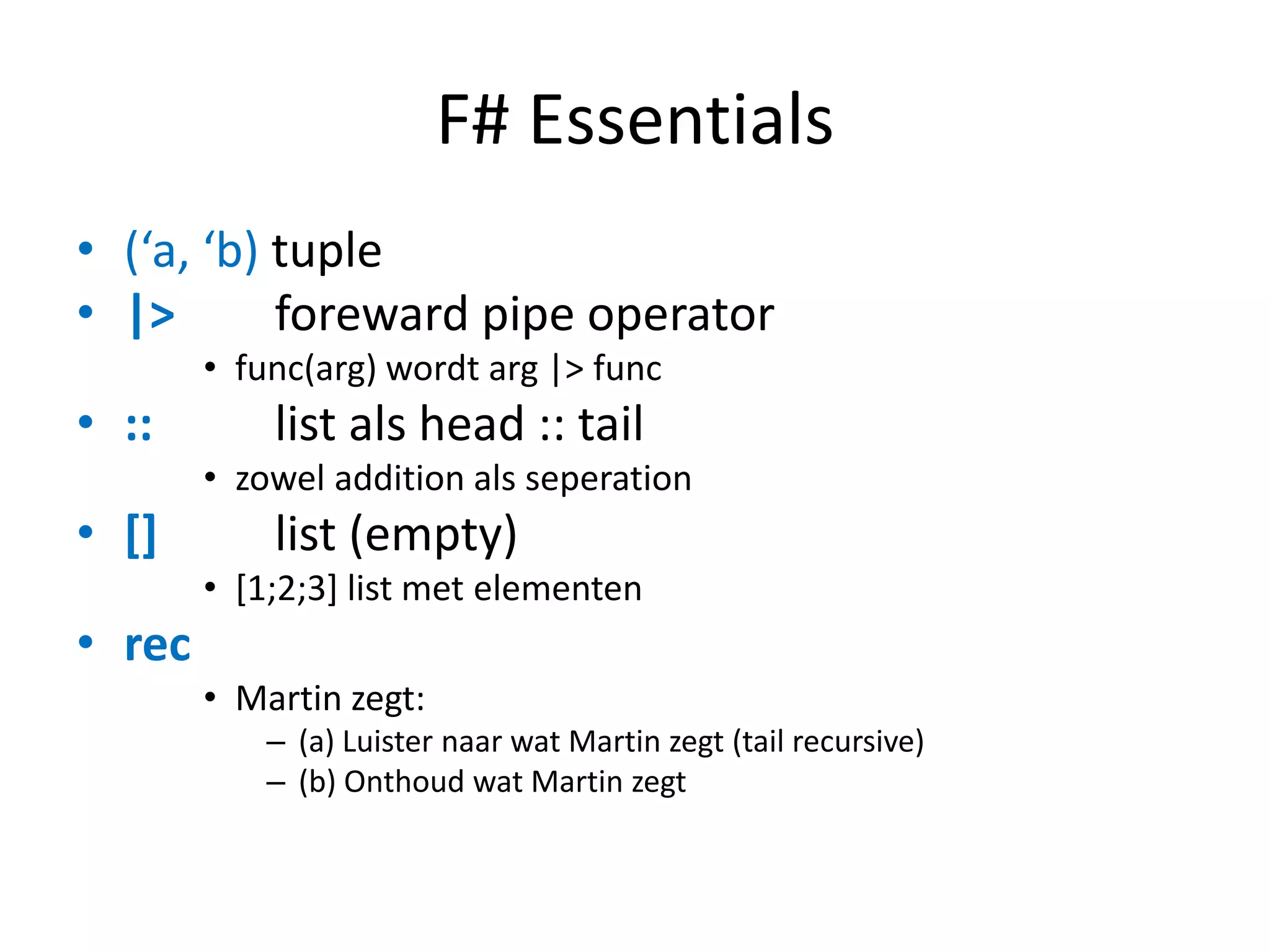 FSharp @ Quadrant | PPTX