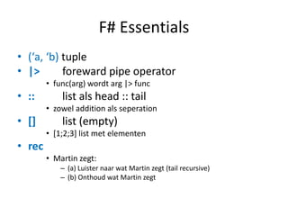 FSharp @ Quadrant | PPTX