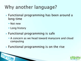 Introduction to F# | PPTX | Programming Languages | Computing