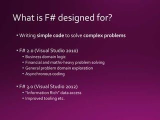 The Power of F# | PPTX
