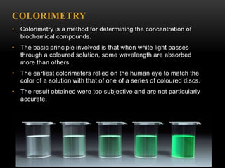 Spectrophotometry Shrraddha suman.pptx | Chemistry | Science