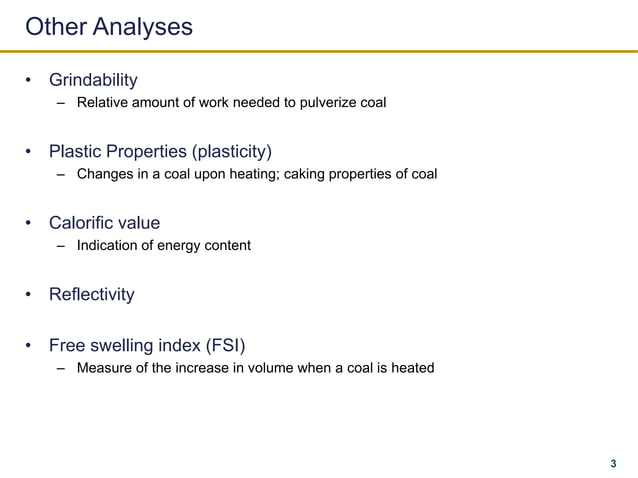 Prediction of Coal Free-Swelling Index (FSI) using Mathematical Modelling | PPT
