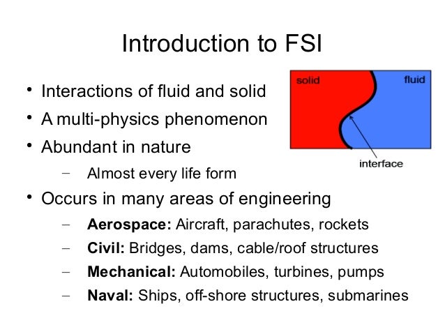 Fluid–Structure Interaction – Fluid Structure Interaction Examples – NCBTHC