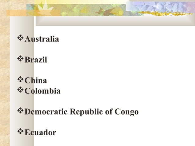Mega Biodiverse Countries | PPT | South America Travel | Travel Locations