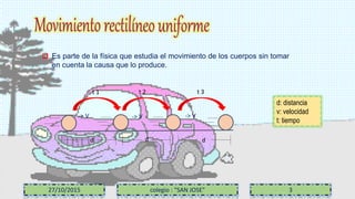 tipos de movimientos - fisica | PPTX | Physics | Science