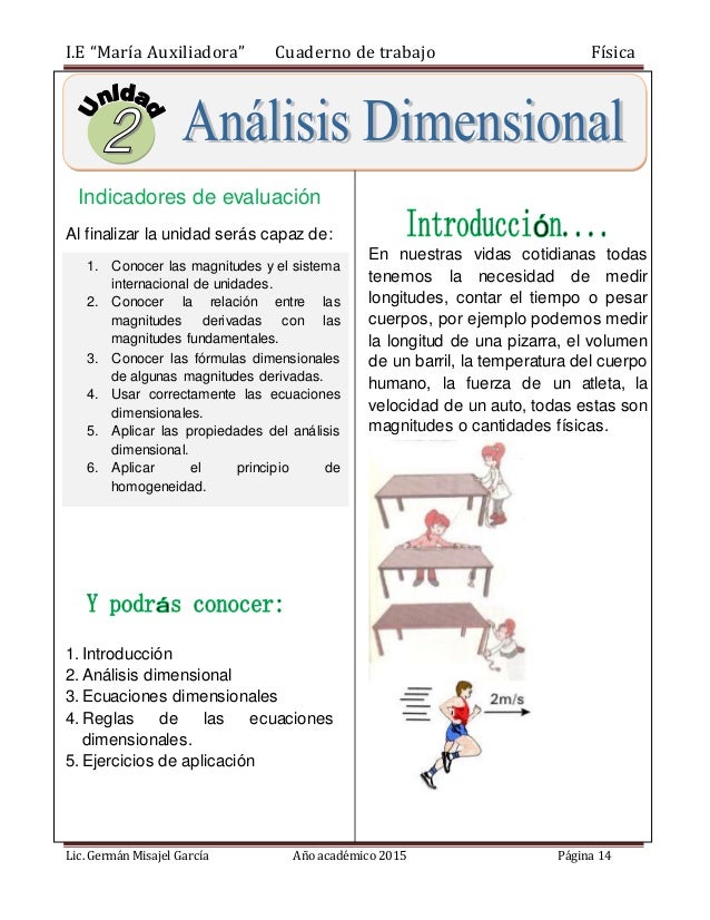 Análisis dimensional