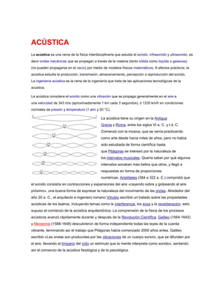 Física acústica | DOCX