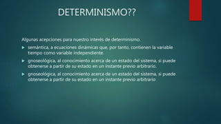 Fsica cuantica determinismo | PPTX
