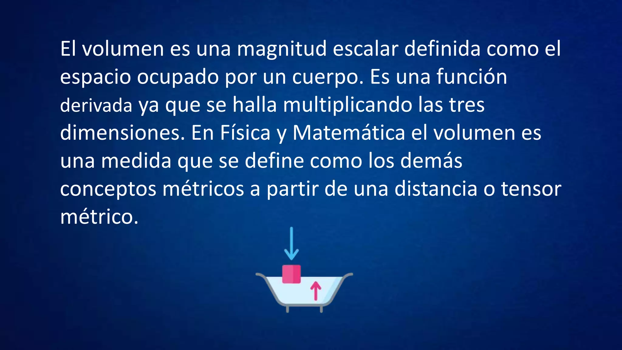 el volumen | PPTX