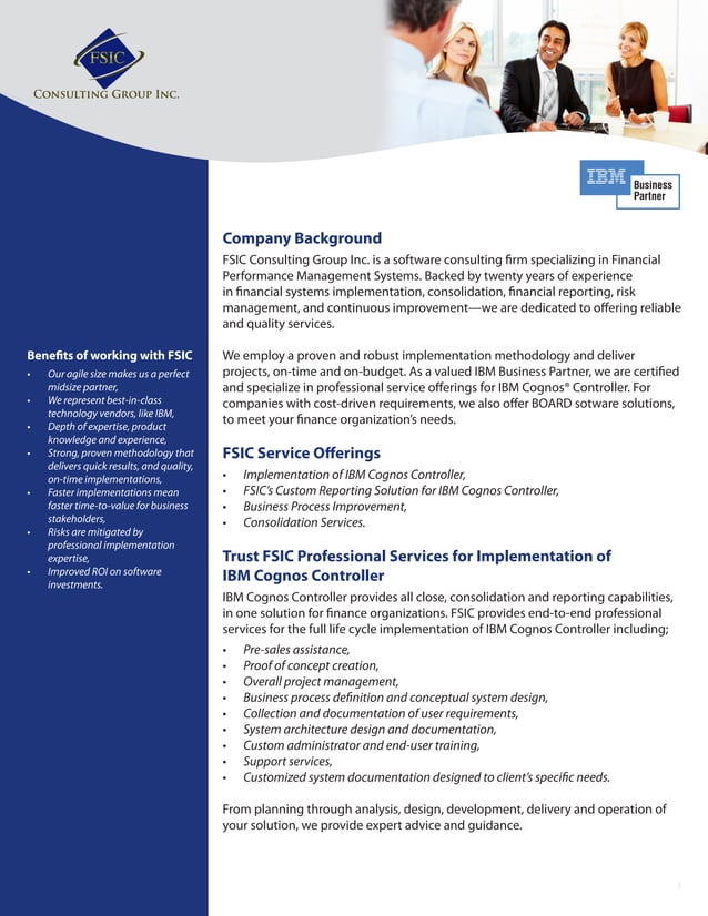 Fsic corporate overview | PDF