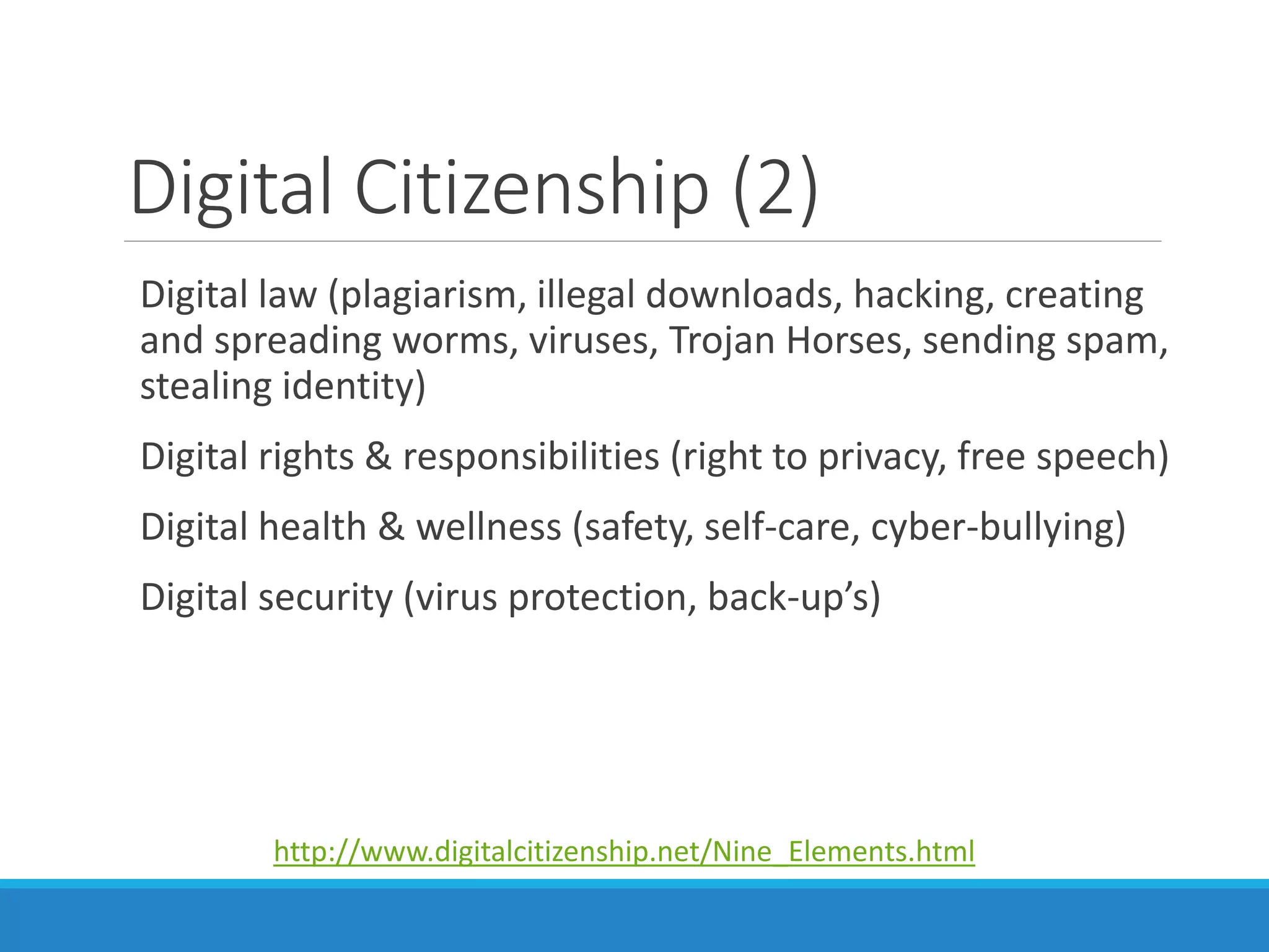 Digital Citizenship: Information, Communication and Media Literacy | PPTX