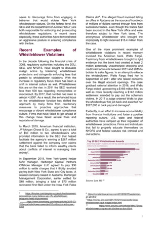 Financial Services Insight NYSDFS Whistleblowing Guidance - Sia ...