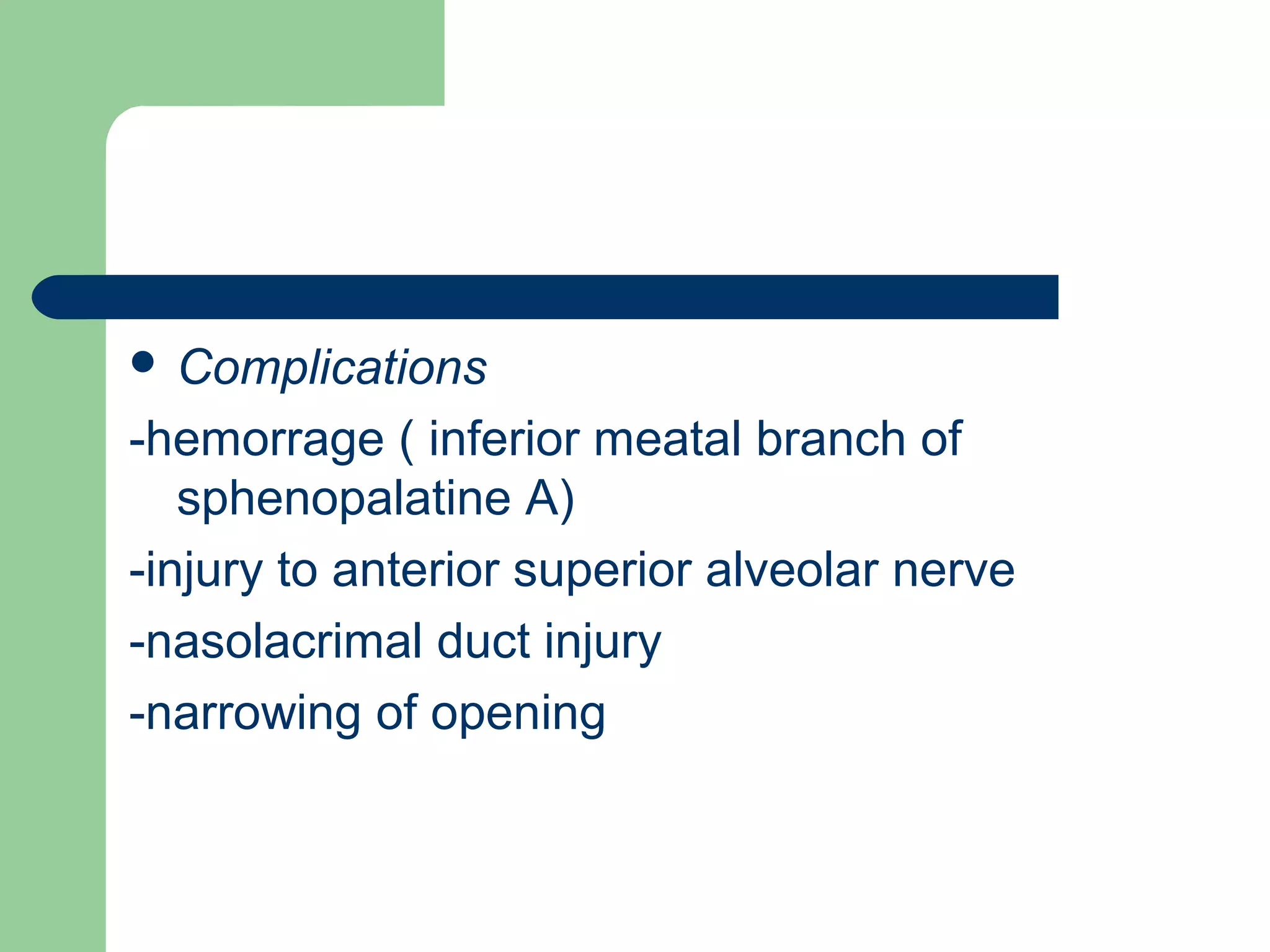 surgical management of sinusitis | PPT