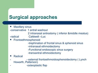 Treatment Of Frontal Sinusitis