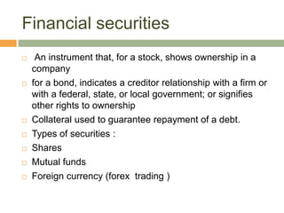 Financial system and information system | PPTX