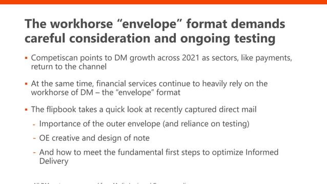 Credit Card Acquisition Battles in the Mail Box: Examples of Powerful ...