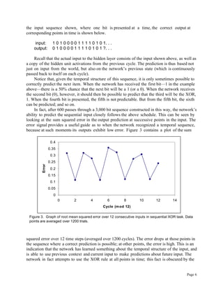 Finding Structure in Time NEURAL NETWORKS | PDF