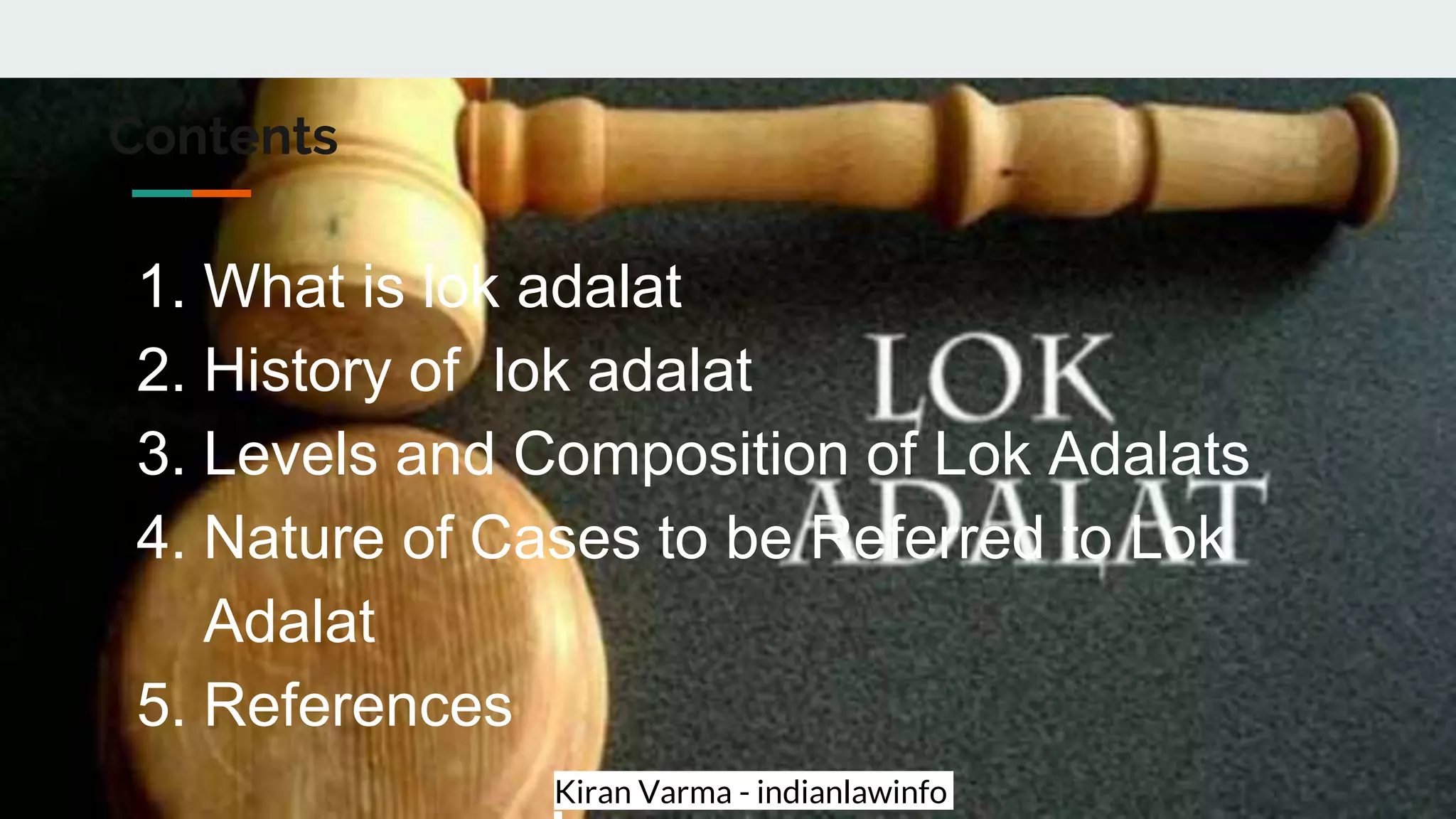 What is lok adalat | PPTX