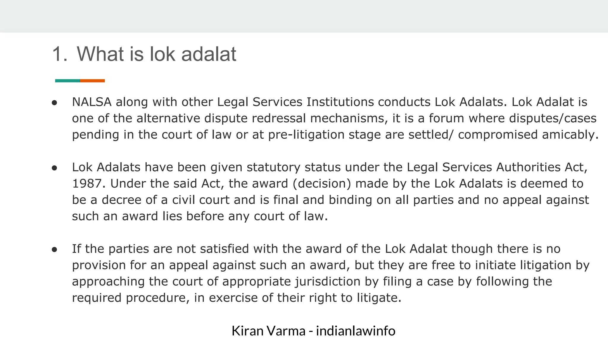 What is lok adalat | PPTX