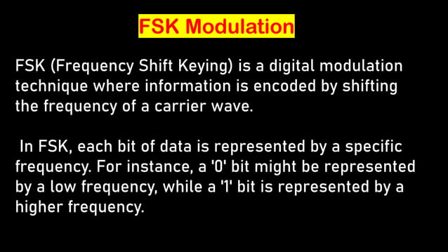 Frequency Shift Keying Modulation Explained | PDF | Digital Audio ...