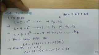 Frequency Shift Keying Modulation Explained | PDF