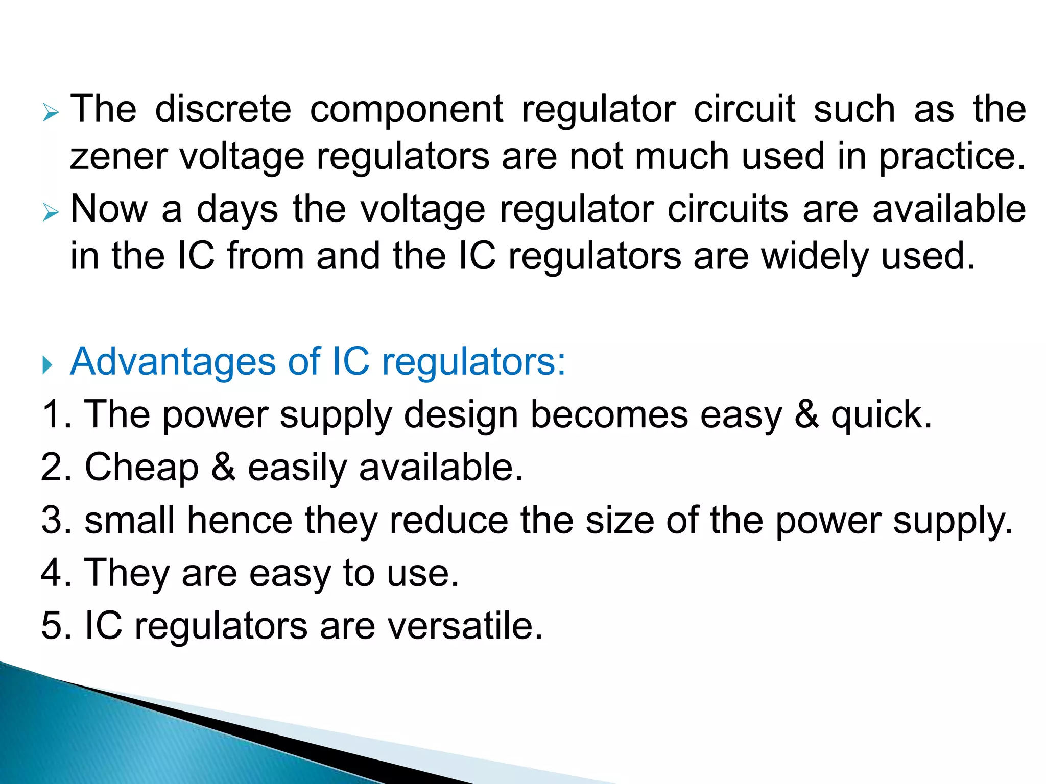 FSK , FM DEMODULATOR & VOLTAGE REGULATOR ICS | PPTX