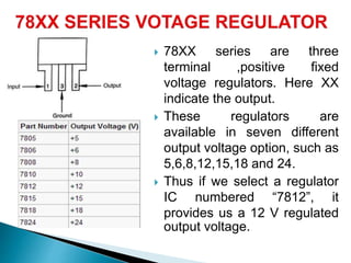 FSK , FM DEMODULATOR & VOLTAGE REGULATOR ICS | PPTX