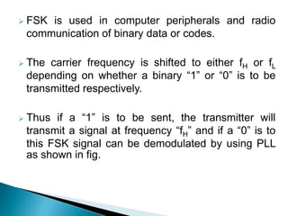 FSK , FM DEMODULATOR & VOLTAGE REGULATOR ICS | PPTX