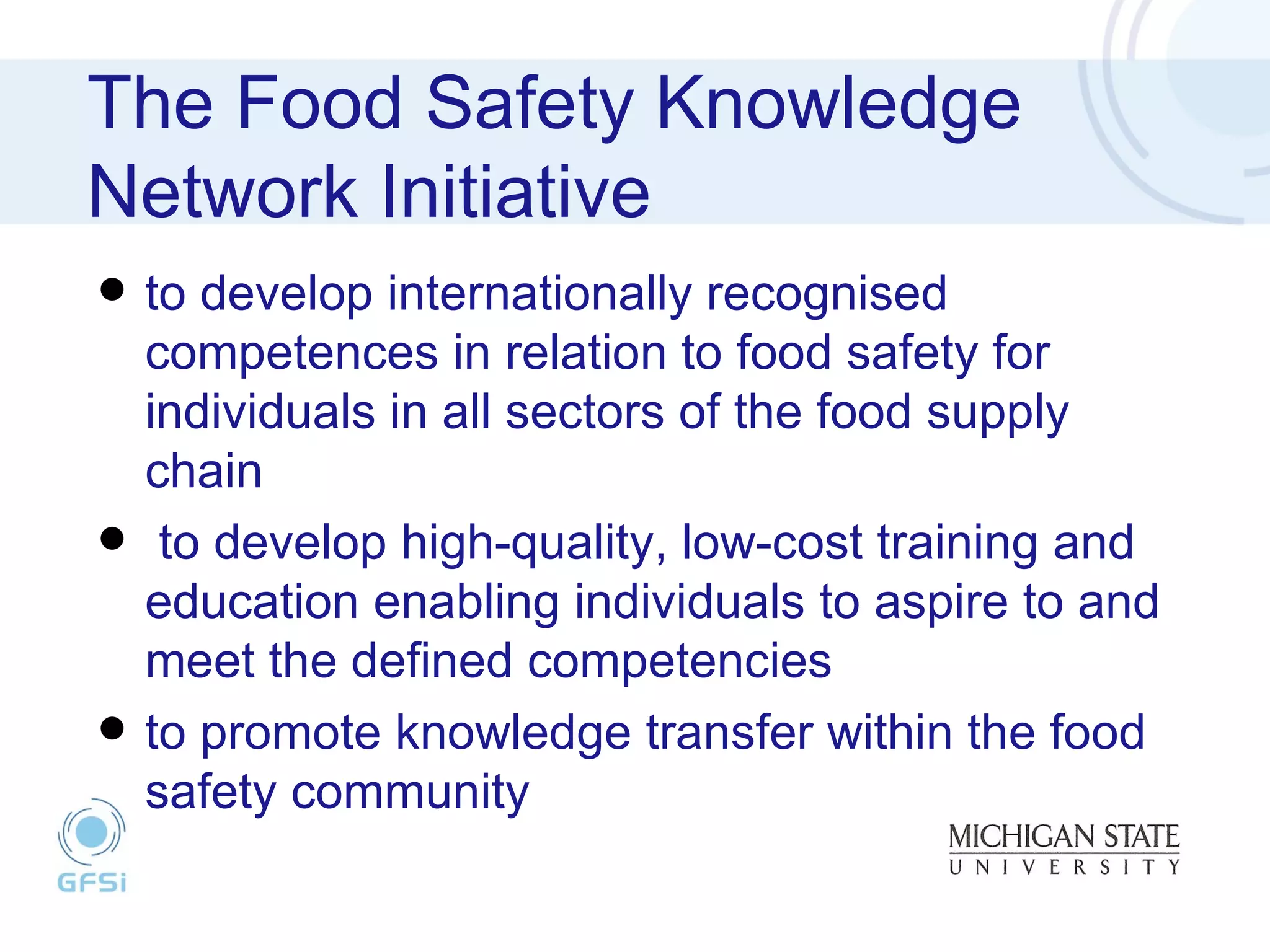 The Food Safety Knowledge Network | PPT