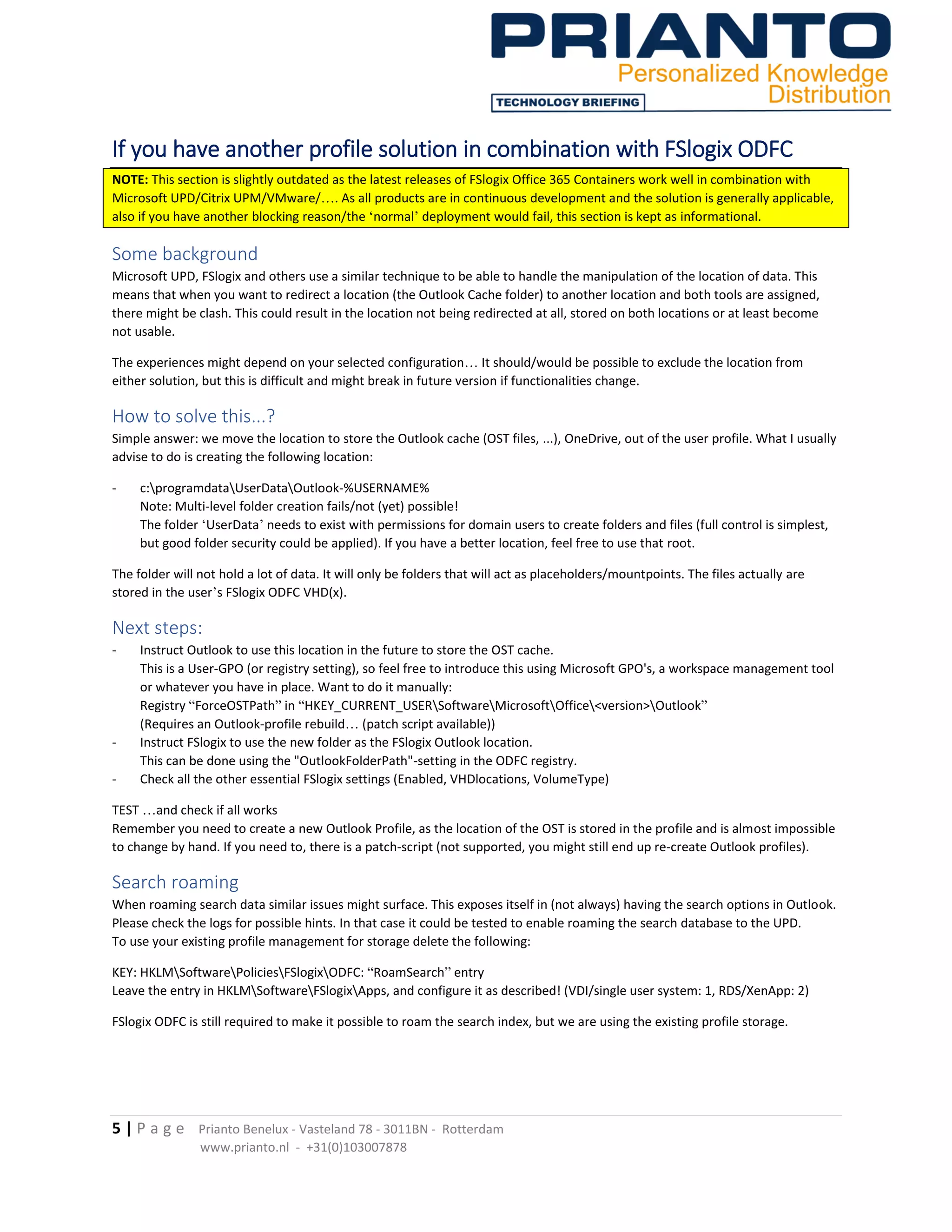 FSlogix ODFC POC Guide (version 1.3) | PDF