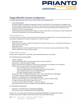 FSlogix ODFC POC Guide (version 1.3) | PDF