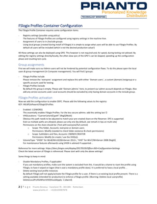 FSlogix Profiles POC Guide (version 1.0) | PDF