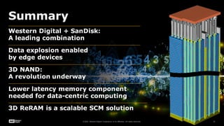 Storage Class Memory: Learning from 3D NAND | PPTX