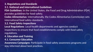 Food services management presentations. | PPTX