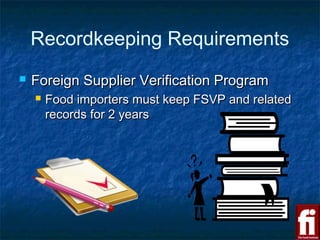 Food Safety Modernization Act: for importers | PPT | Business ...