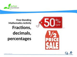 FSMA Fractions decimals percentages slides.ppt