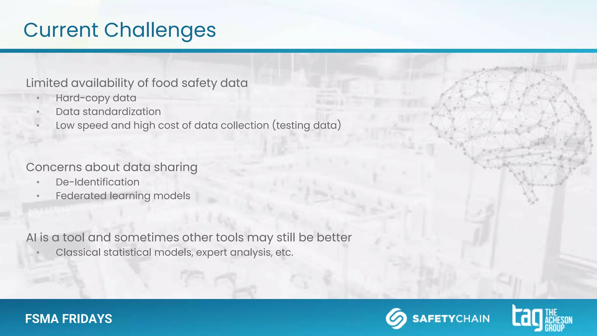 The Use of Artificial Intelligence (AI) in Food Safety, and What to ...