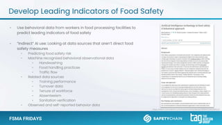 The Use of Artificial Intelligence (AI) in Food Safety, and What to ...
