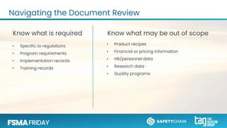 Mastering the Unannounced Regulatory Inspection | PPTX