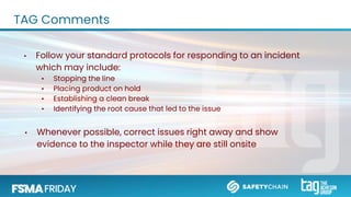 Mastering the Unannounced Regulatory Inspection | PPTX
